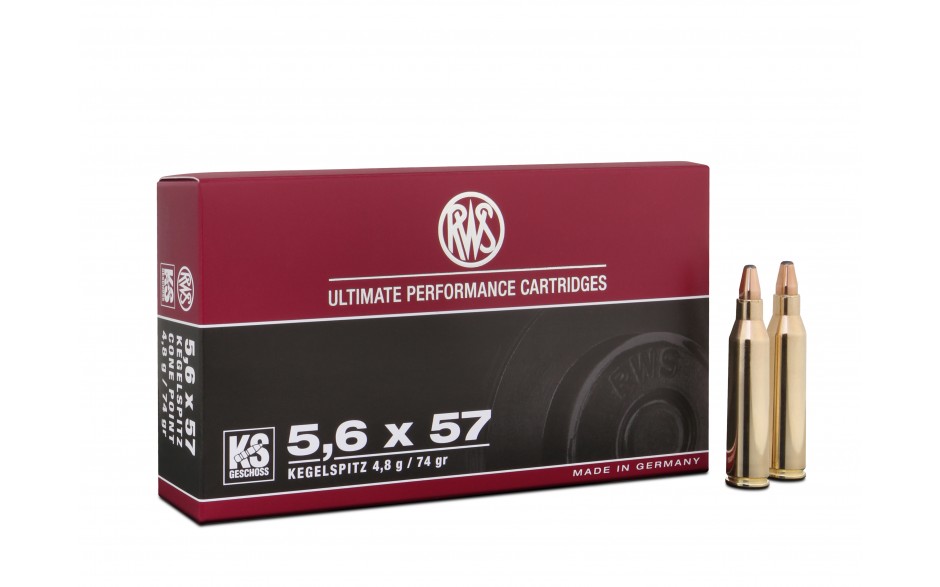 RWS 5 6 X 57 KS 4 8 Gr B chsenmunition Munition rws-5-6-x-57-ks-4-8-gr-b-chsenmunition-munition